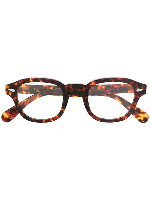 LESCA Round Frame Eyeglasses