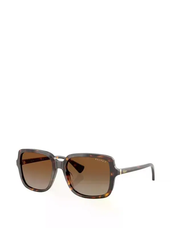 RALPH EYEWEAR Tortoiseshell-effect Square-frame Sunglasses