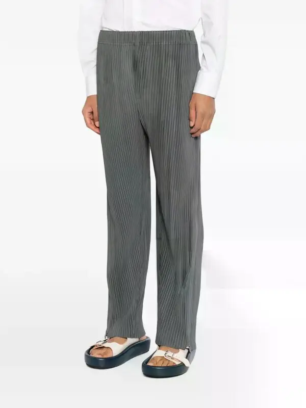 Issey Miyake Zip-detail Pleated Trousers