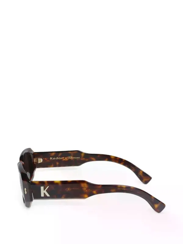 Kàdor Rectangle Frame Sunglasses - Brown