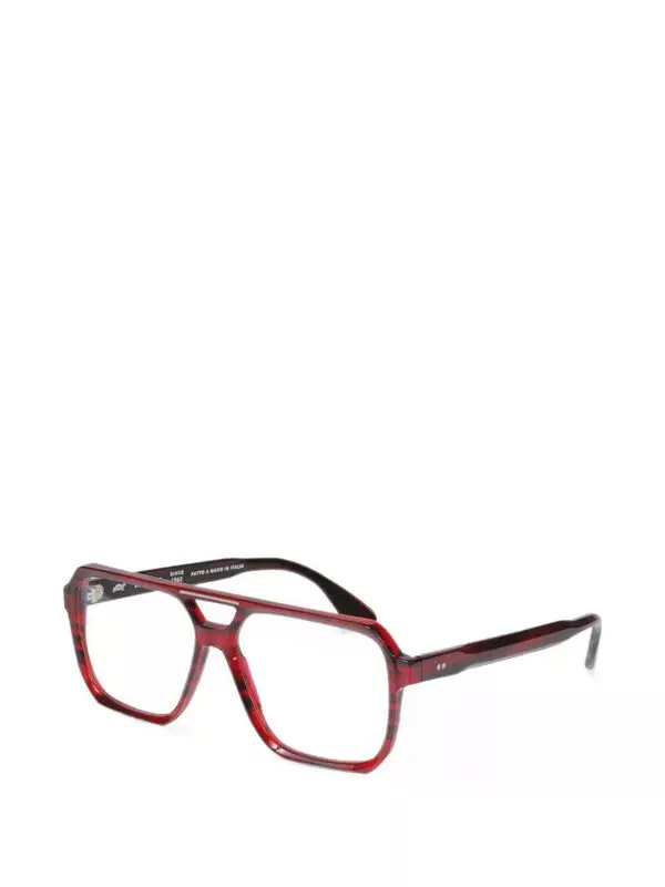 Kàdor Geometric-frame Eyeglasses - Red