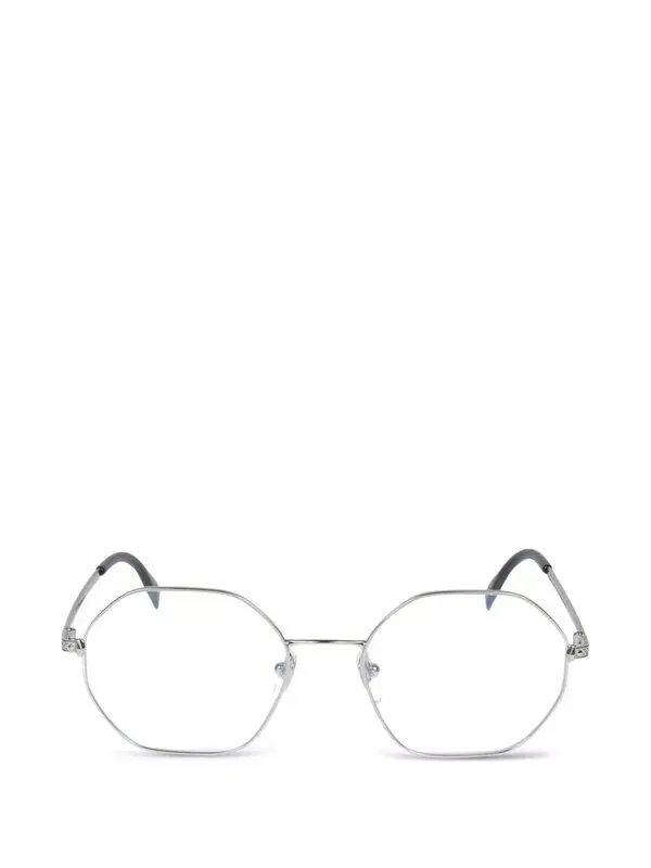 Kàdor Milady-v Geometric Frame Eyeglasses - Silver