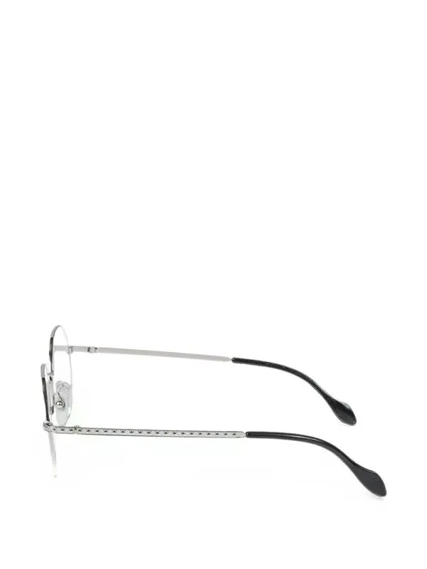 Kàdor Milady-v Geometric Frame Eyeglasses - Silver