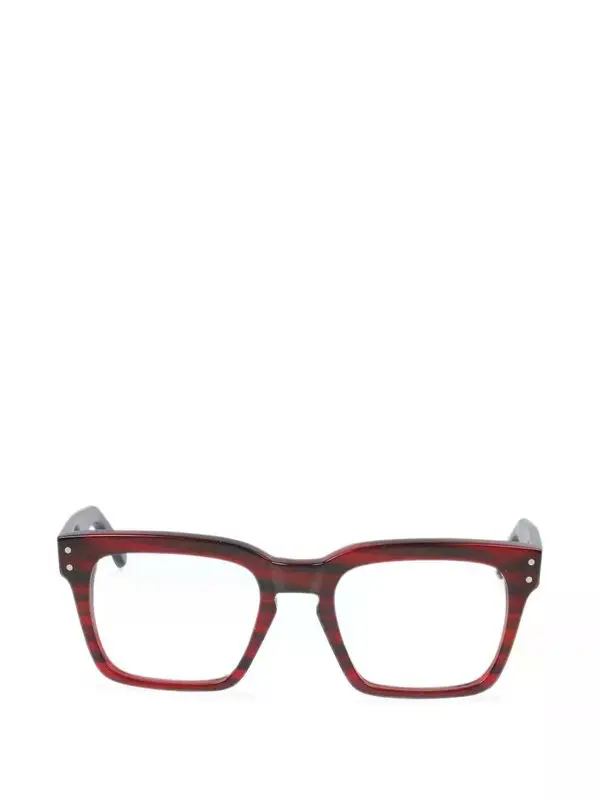 Kàdor Truman Square Frame Eyeglasses - Red