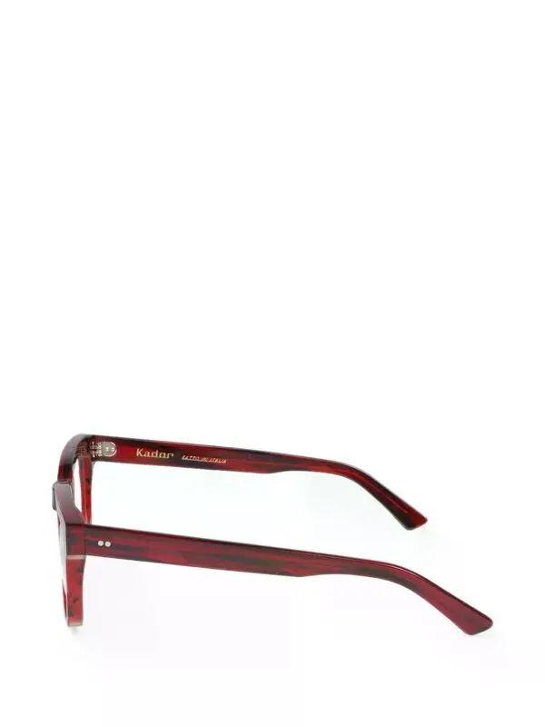 Kàdor Truman Square Frame Eyeglasses - Red