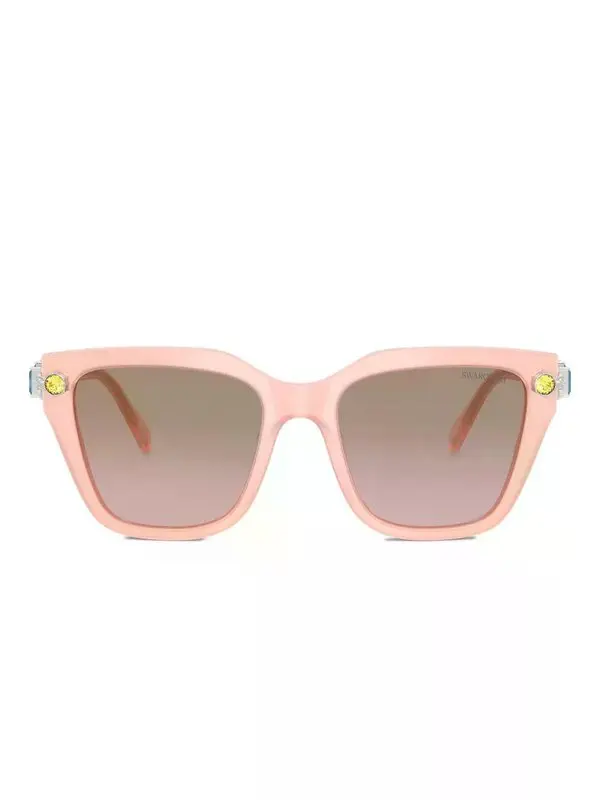 SWAROVSKI Crystal-embellished Square Sunglasses