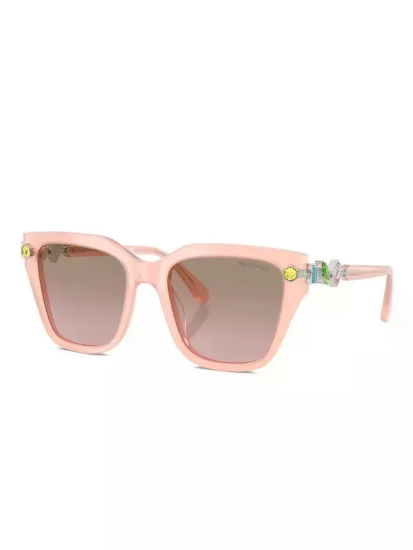SWAROVSKI Crystal-embellished Square Sunglasses