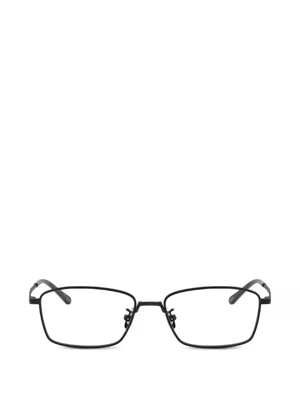 Polo Ralph Lauren Titanium Rectangle-frame Glasses - Black