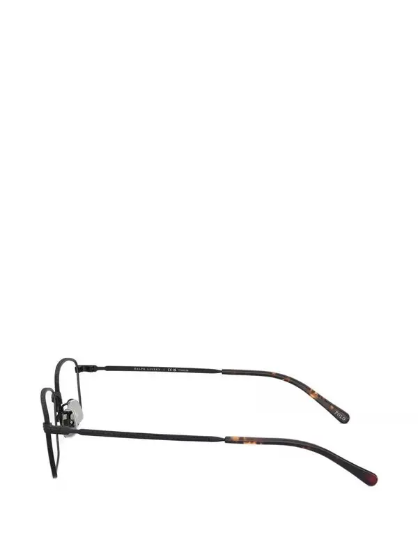 Polo Ralph Lauren Titanium Rectangle-frame Glasses - Black