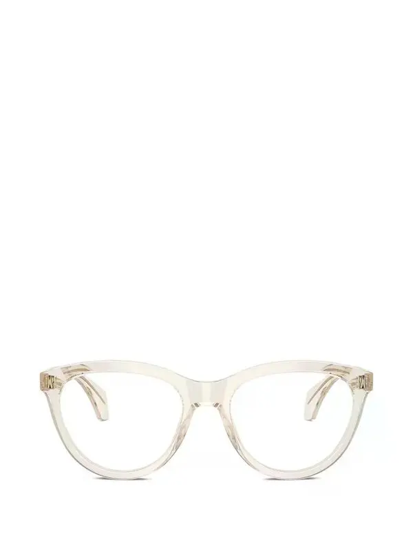 Moncler Round Frame Glasses - Neutrals