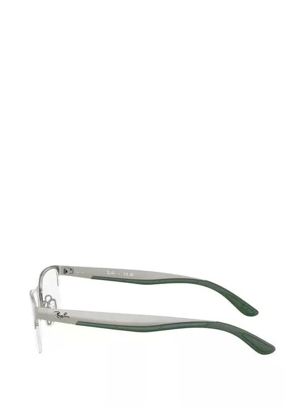 Ray-ban Rectangle-frame Glasses - Silver