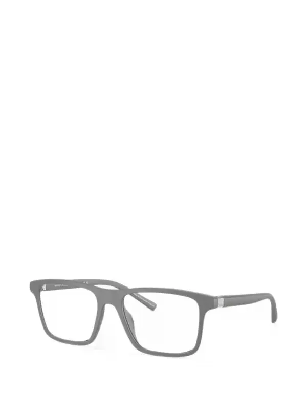 Armani Exchange Matte-finish Rectangle-frame Glasses