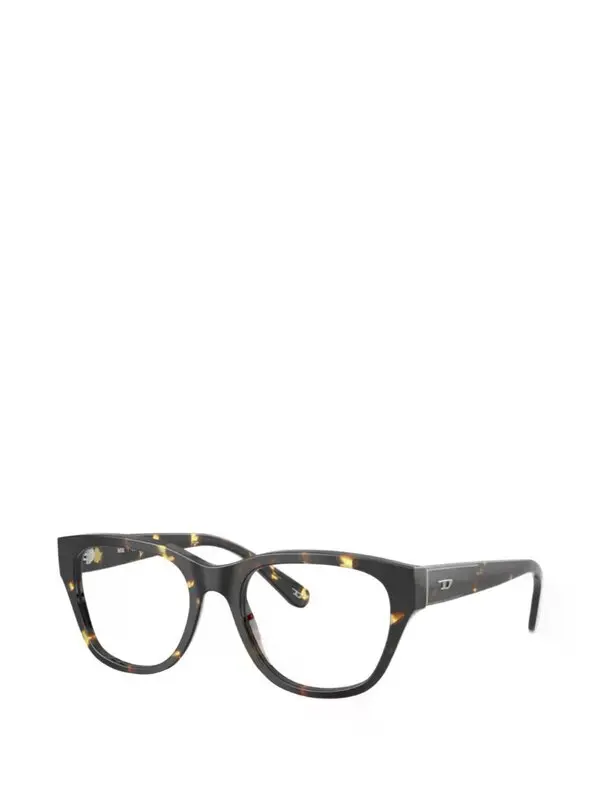 DIESEL® Tortoiseshell-effect Cat-eye Glasses