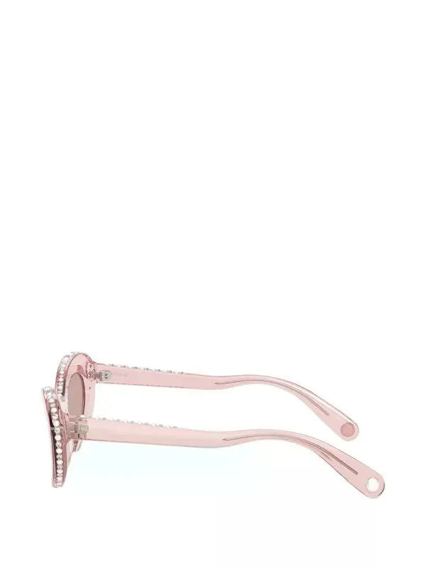 SWAROVSKI Embellished Cat Eye Sunglasses