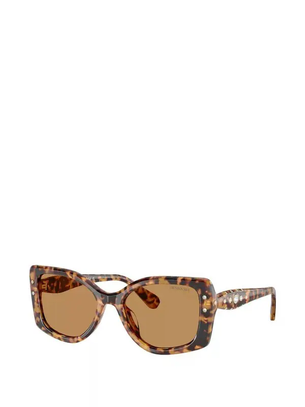 SWAROVSKI Pillow Shape Crystal-embellished Sunglasses