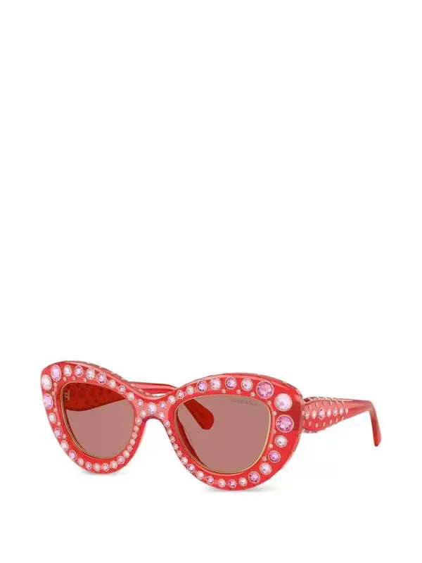 SWAROVSKI Cat-eye Embellished Sunglasses