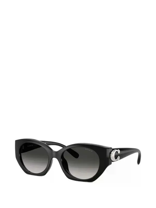 COACH Maxi Sculpted C Oval-frame Sunglasses