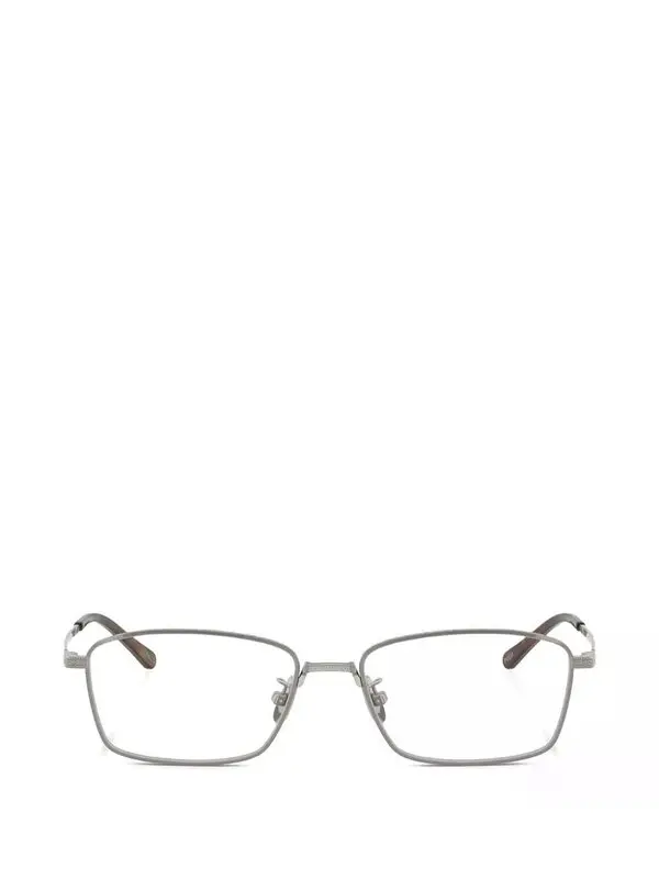 Polo Ralph Lauren Titanium Rectangle Frame Eyeglasses - Grey