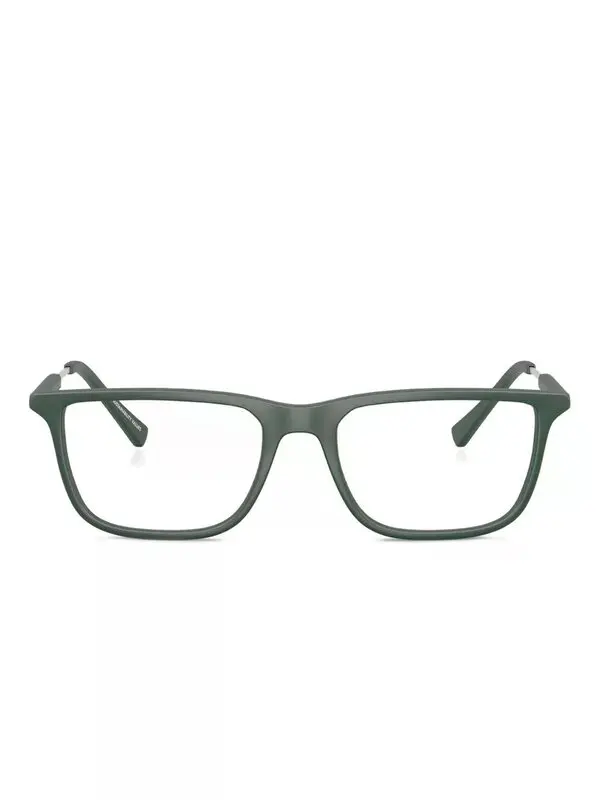 Armani Exchange Rectangular-frame Glasses - Green