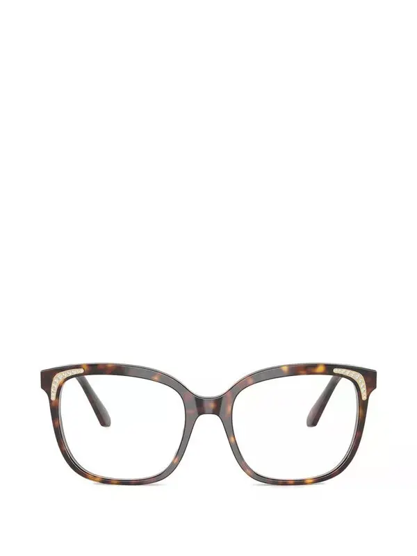 SWAROVSKI Crystal-embellished Tortoiseshell-effect Glasses