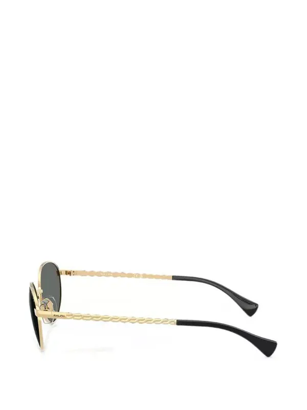 Polo Ralph Lauren Tone Oval Frame Sunglasses