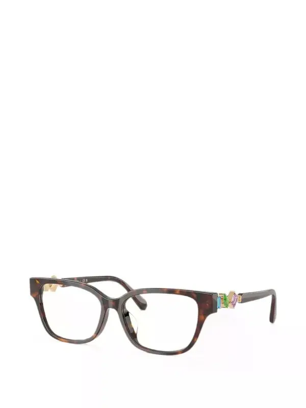 SWAROVSKI Crystal-embellished Tortoiseshell-effect Glasses
