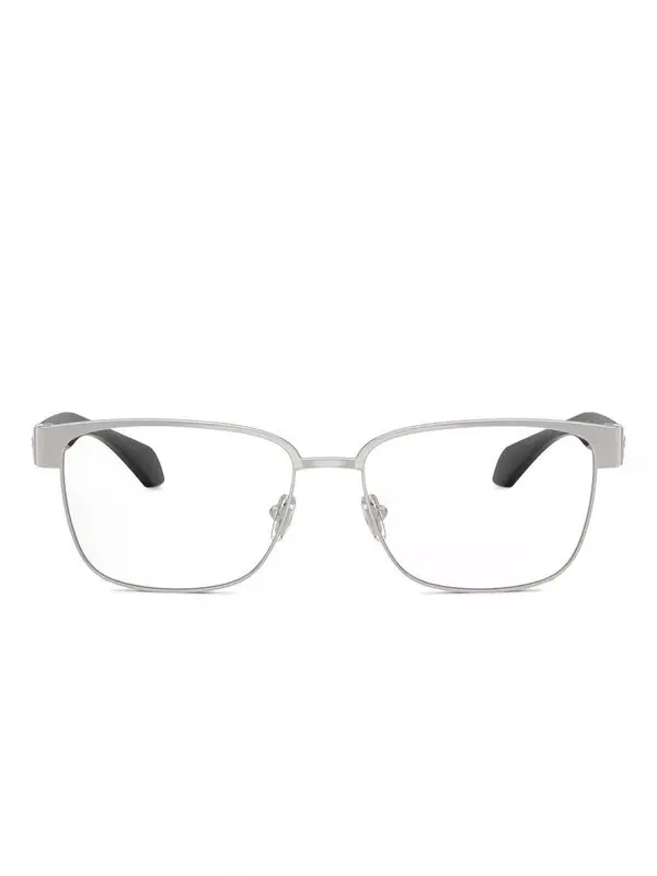 Versace Medusa-plaque Rectangle-frame Glasses