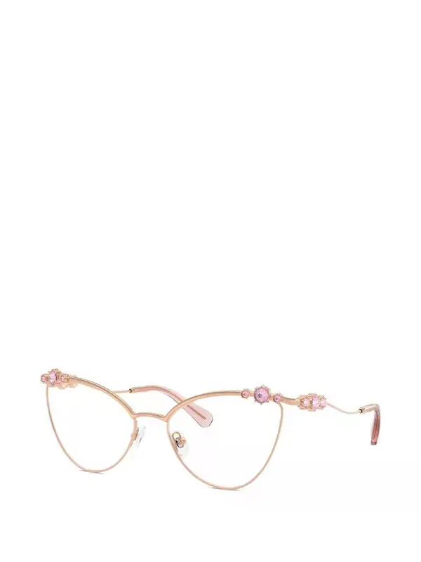 SWAROVSKI Cat-eye Crystal-embellished Glasses