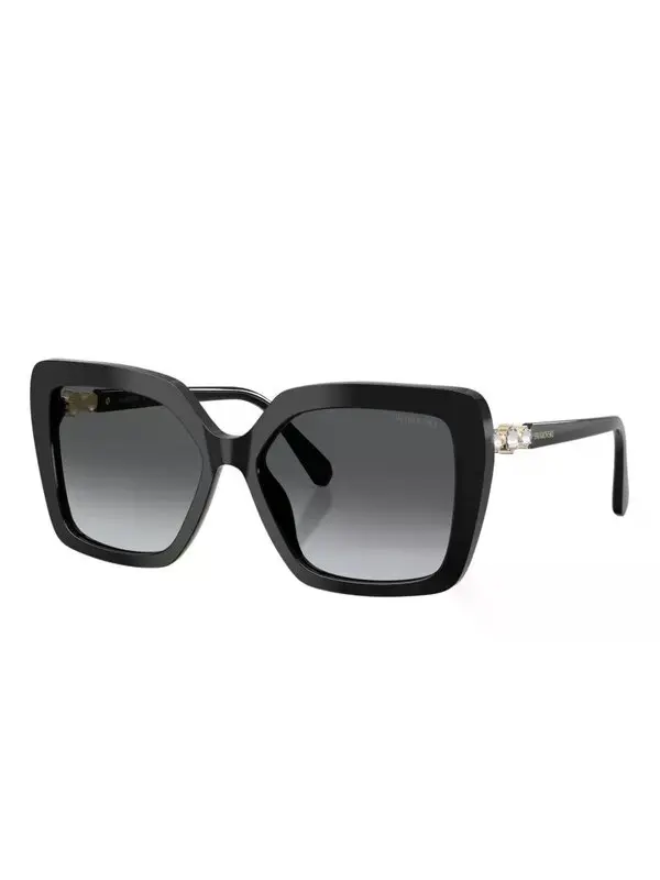 SWAROVSKI Crystal-embellished Square-frame Sunglasses