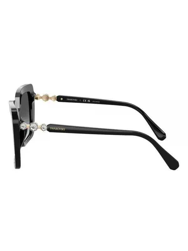 SWAROVSKI Crystal-embellished Square-frame Sunglasses