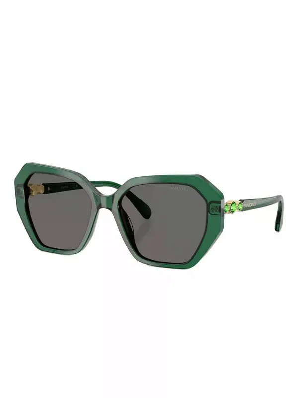 SWAROVSKI Geometric-embellished Sunglasses