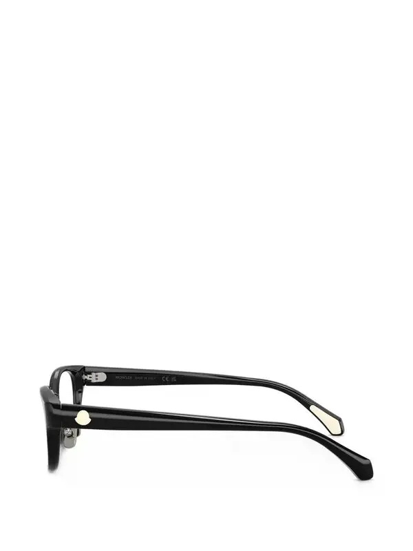 Moncler Shiny Oval-frame Glasses