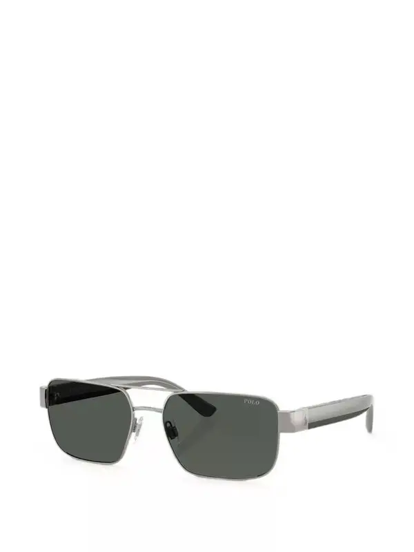 Polo Ralph Lauren Rectangle-frame Sunglasses - Silver