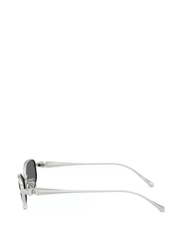 SWAROVSKI Oval-frame Sunglasses - Silver