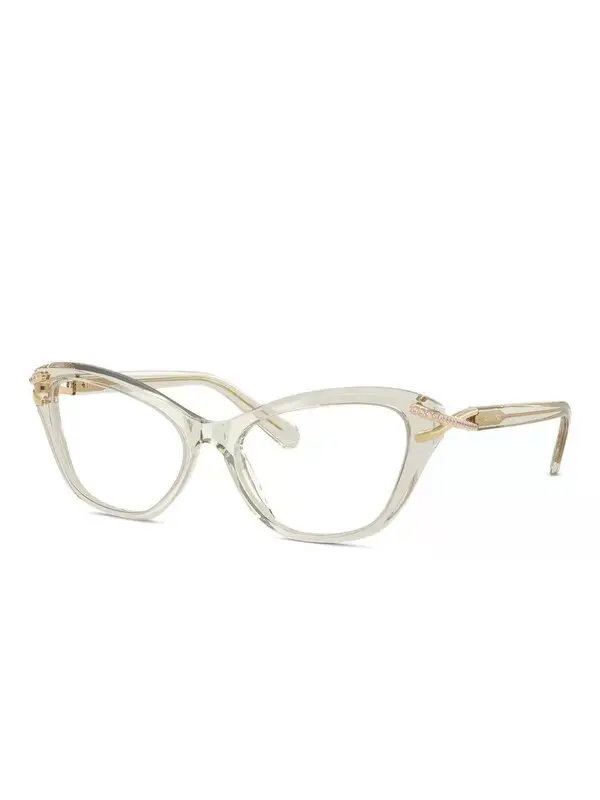 SWAROVSKI Crystal-embellished Cat-eye Glasses - Neutrals