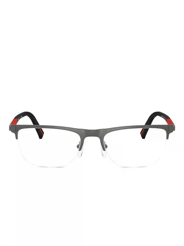 Prada Half-rim Rectangle Glasses