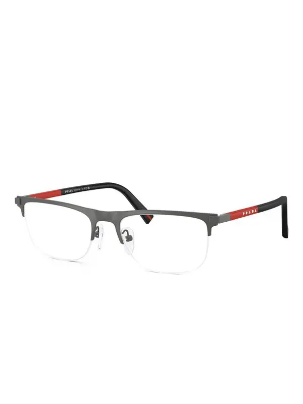 Prada Half-rim Rectangle Glasses