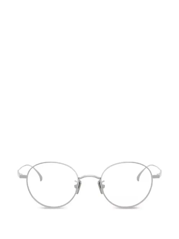 Moncler Round-frame Glasses - Silver