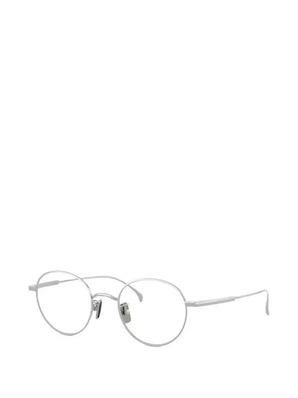 Moncler Round-frame Glasses - Silver