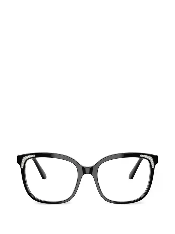 SWAROVSKI Crystal-embellished Square-frame Glasses