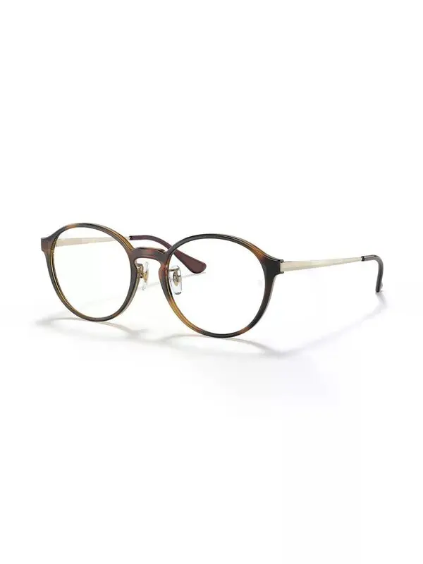Ray-ban Round-frame Glasses - Brown