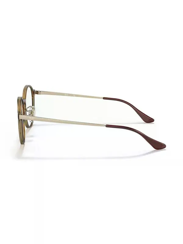 Ray-ban Round-frame Glasses - Brown