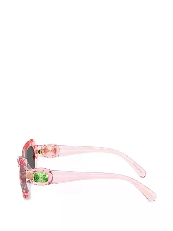 SWAROVSKI Cat-eye Crystal-embellishment Sunglasses