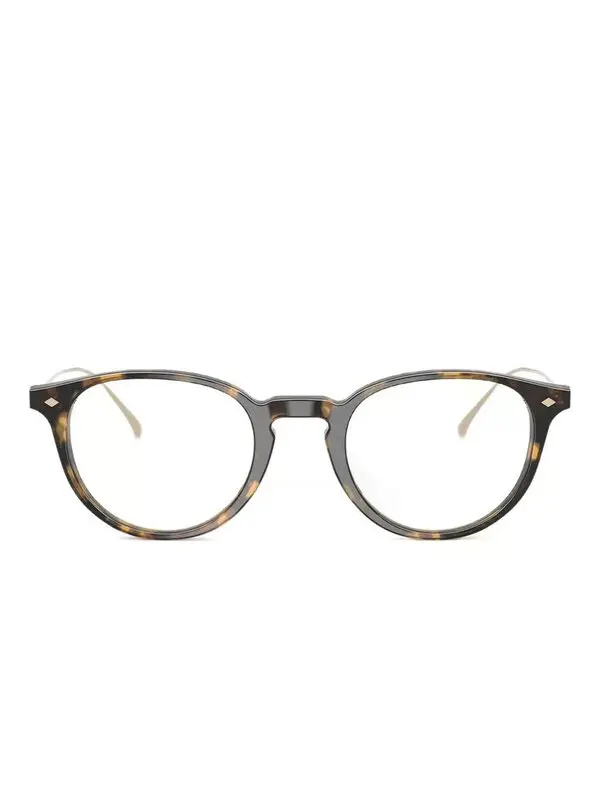 Giorgio Armani Clip-on Round Glasses