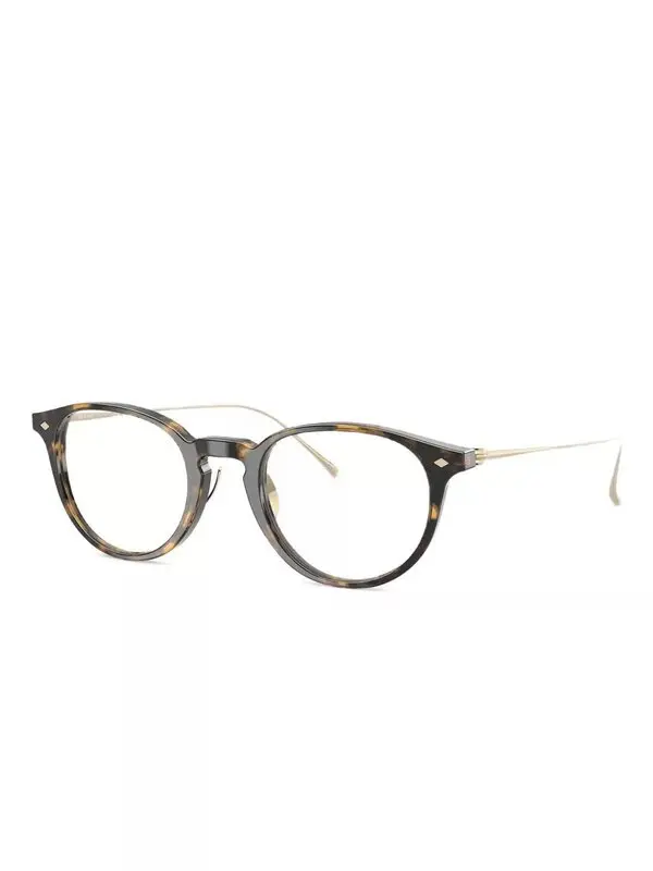 Giorgio Armani Clip-on Round Glasses
