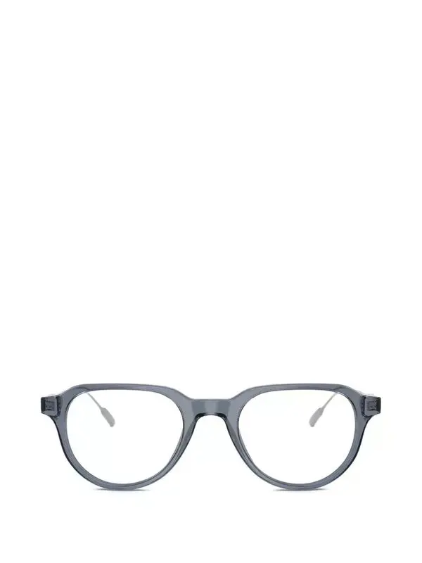 Moncler Round Frame Glasses - Blue