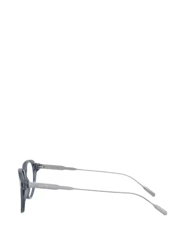 Moncler Round Frame Glasses - Blue