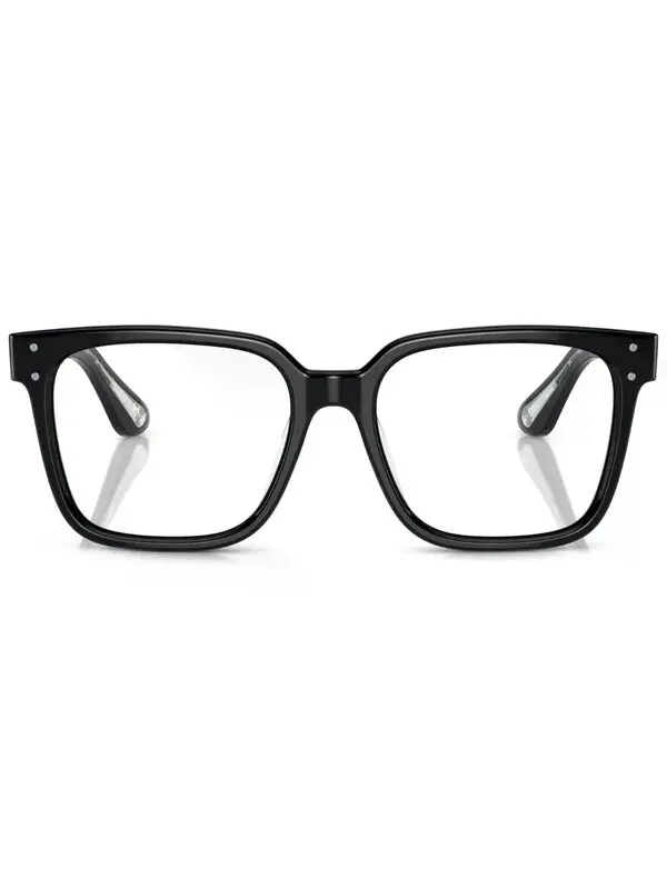 Oliver Spencer Square-frame Glasses - Black
