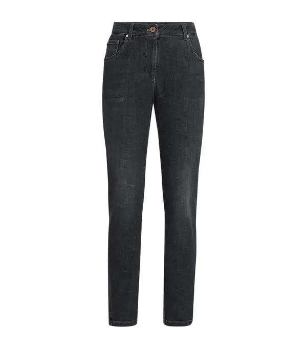 Brunello Cucinelli Slim Stretch-denim Jeans