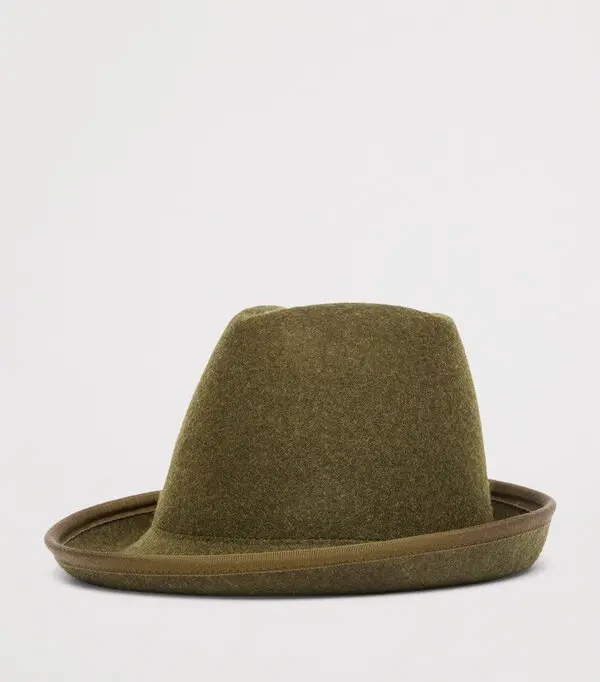 Max Mara Wool Fedora Hat